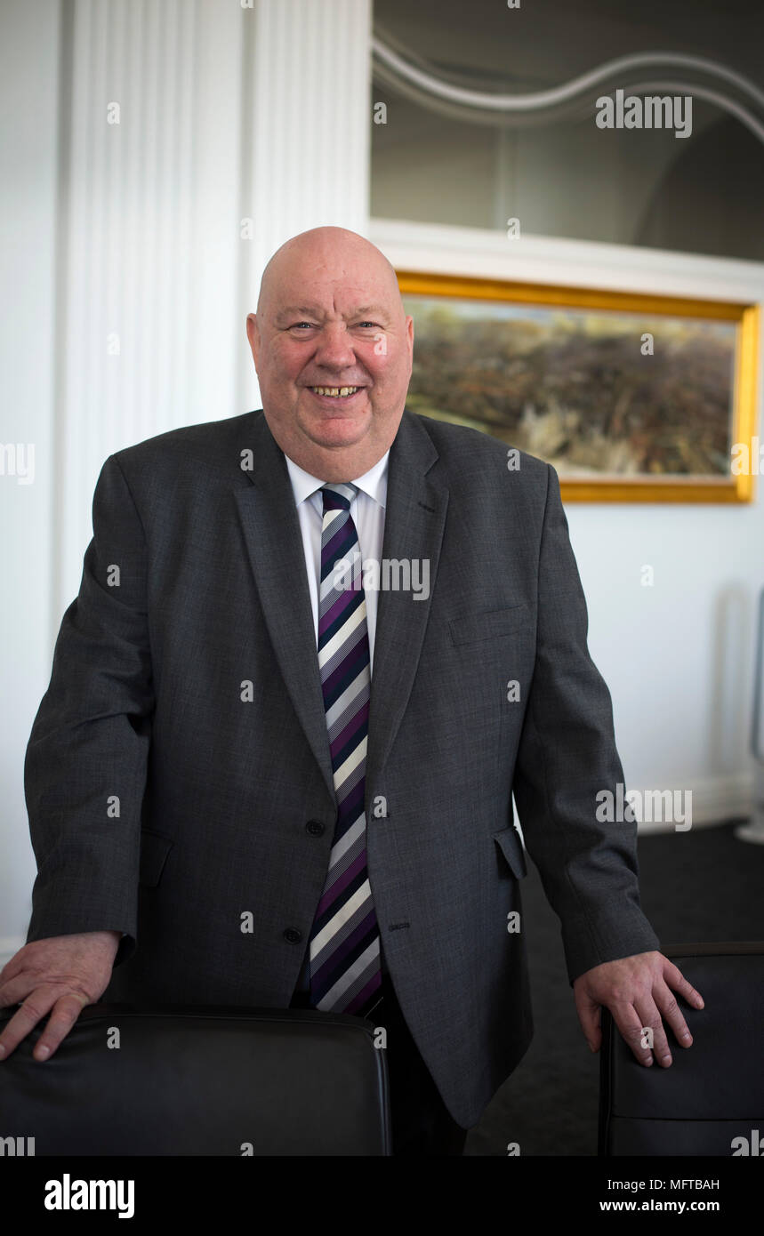 The Mayor of Liverpool, Cllr Joe Anderson, pictured in the mayor's ...