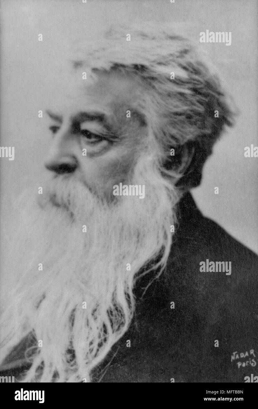 Portrait of Ernest Messonnier ( 1815 - 1891 ) French painter ...