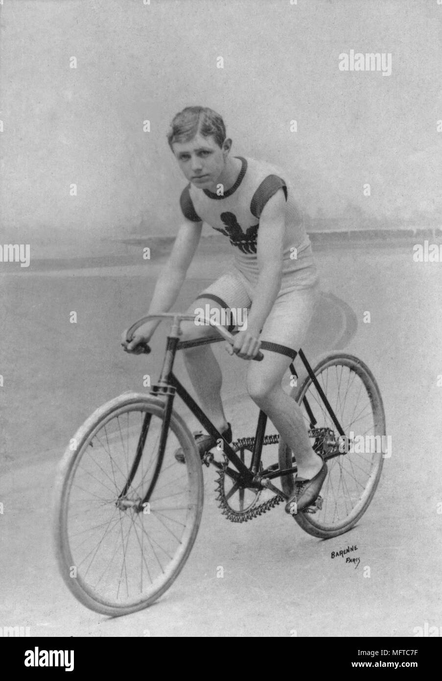 Portrait of Jimmy Michael ( 1877 - 1904 ) English athletic ...