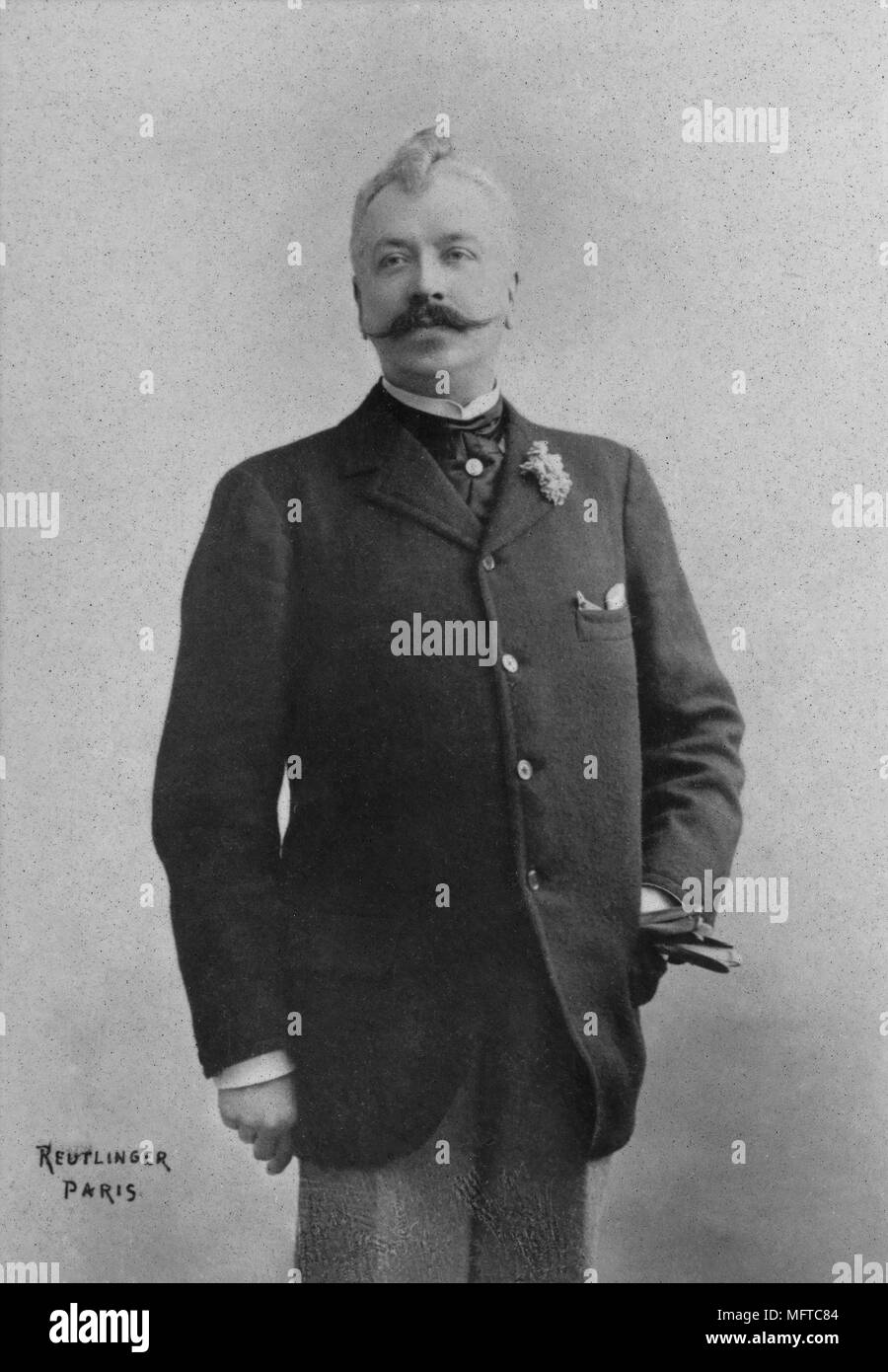Portrait of Rene Maizeroy ( Baron Rene Jean Toussaint ) ( 1856 - 1918 ...