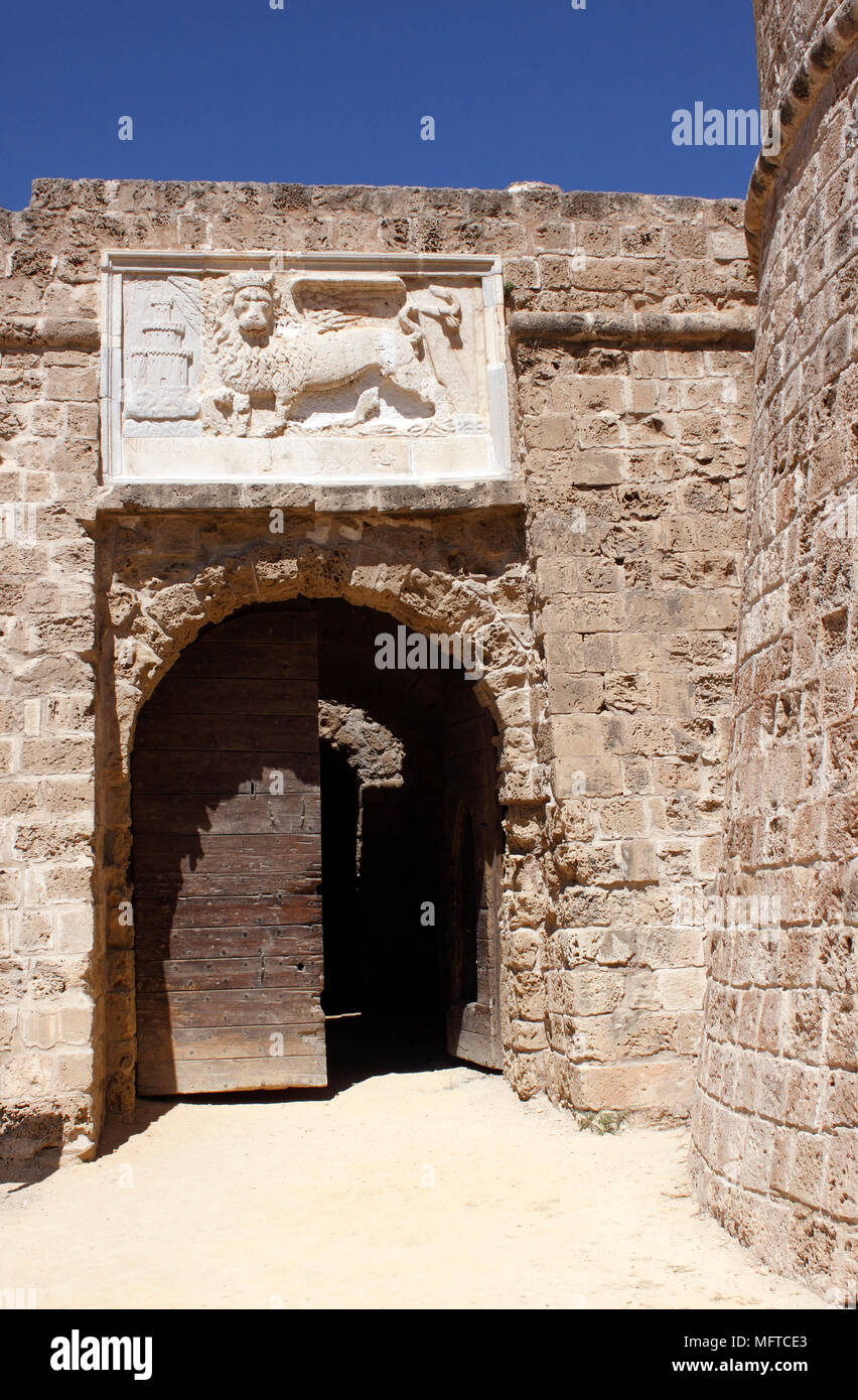 THE GATE INTO OTHELLO'S TOWER THE CITADEL. FAMAGUSTA NORTHERN CYPRUS ...