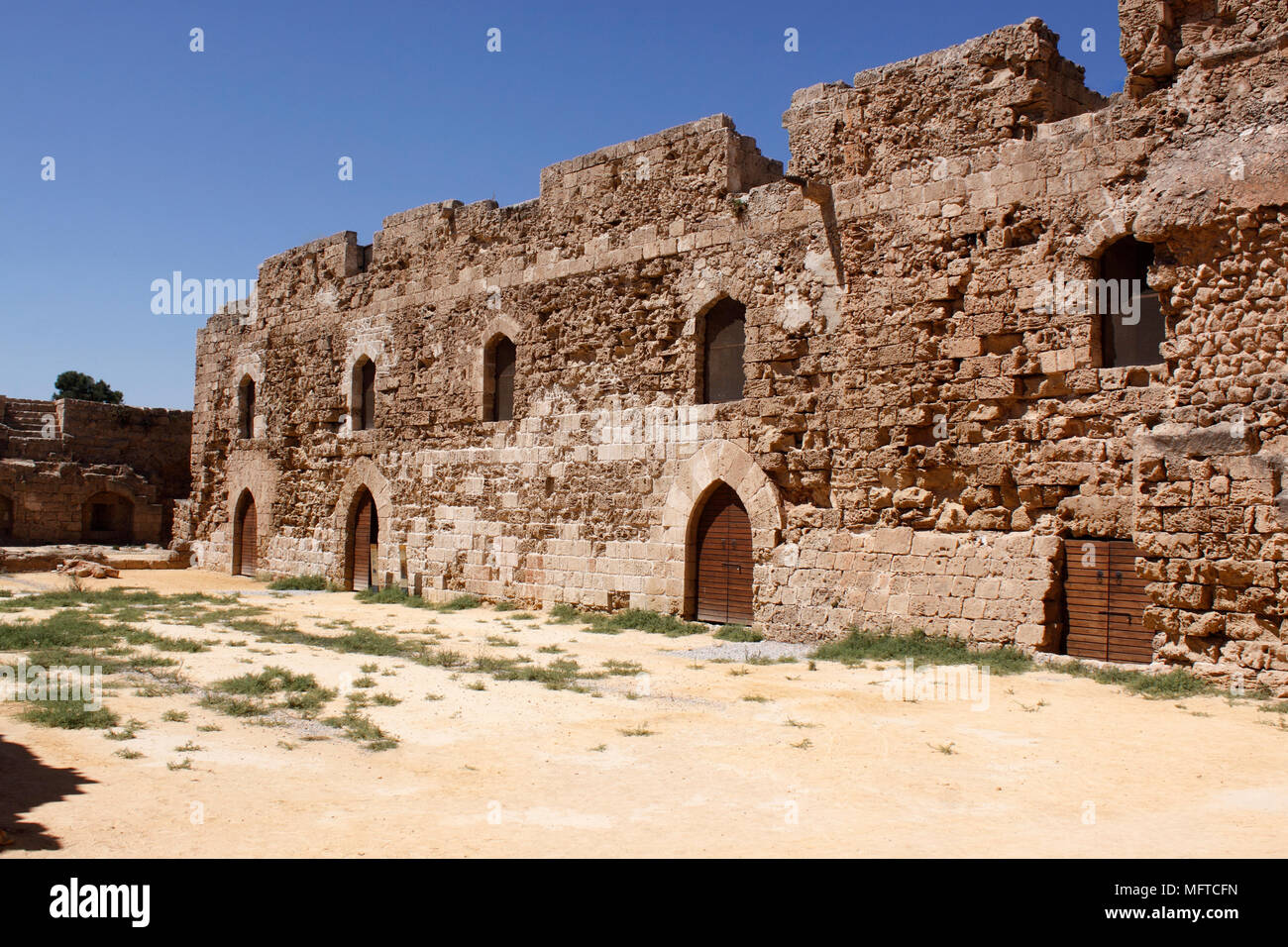 WITHIN THE RUINS OF OTHELLO'S TOWER. THE CITADEL. FAMAGUSTA NORTHERN ...