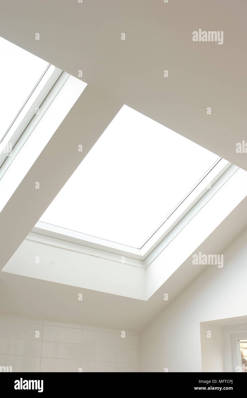 Skylights in ceiling Stock Photo - Alamy
