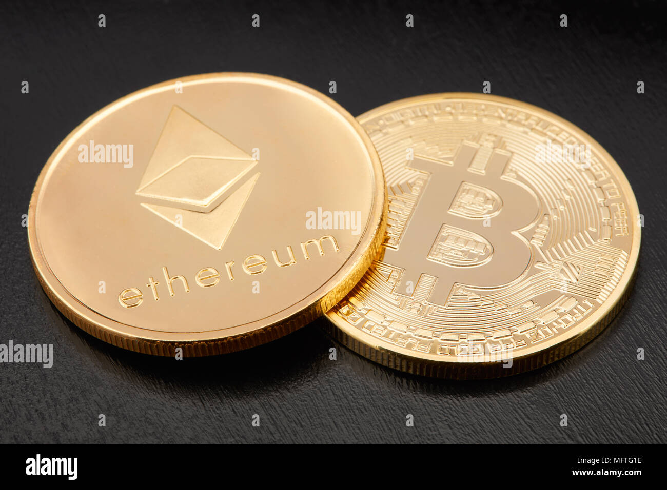 Golden coins symbol digital hi-res stock photography and images - Alamy