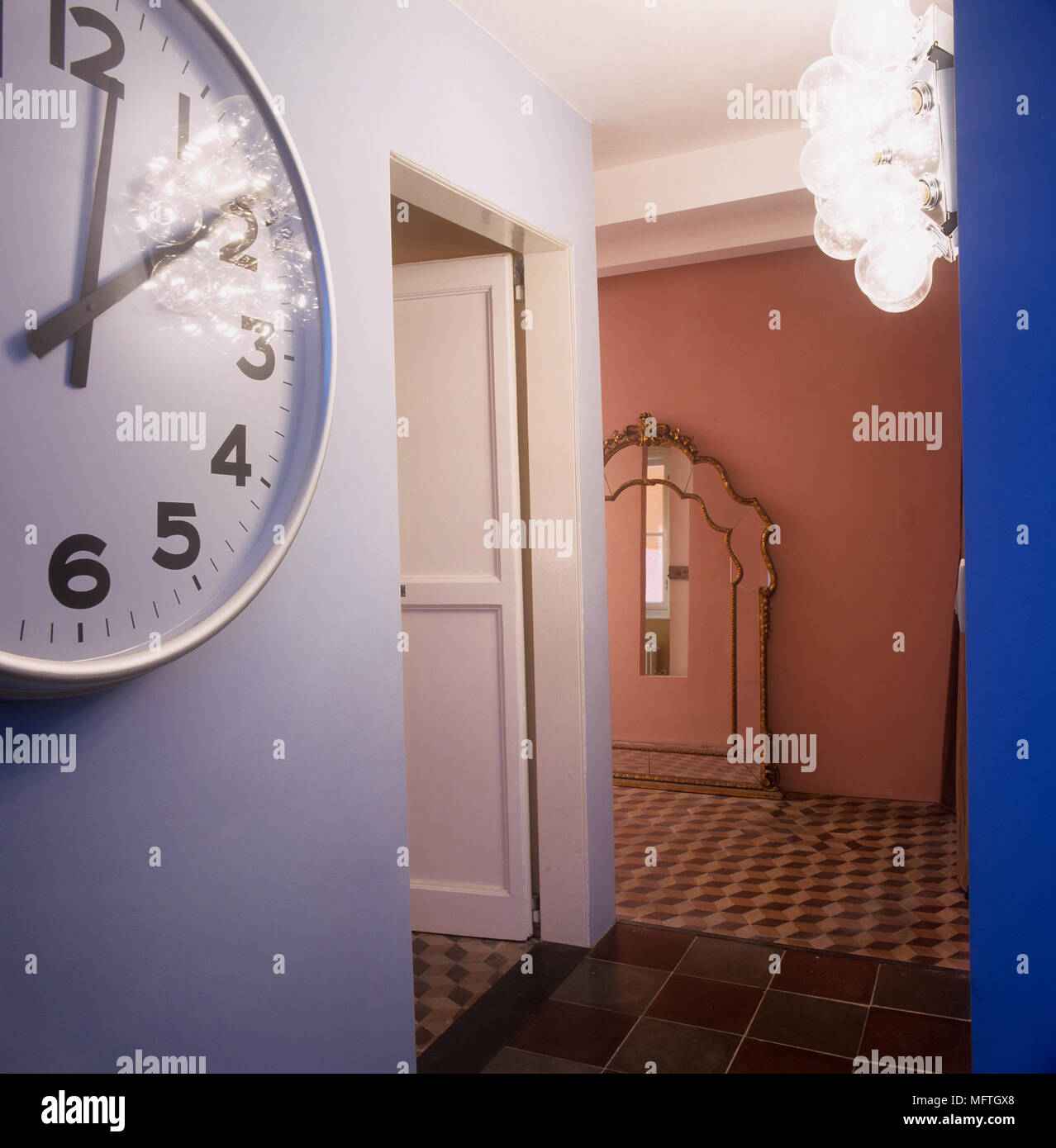 Hallway clock hi-res stock photography and images - Alamy
