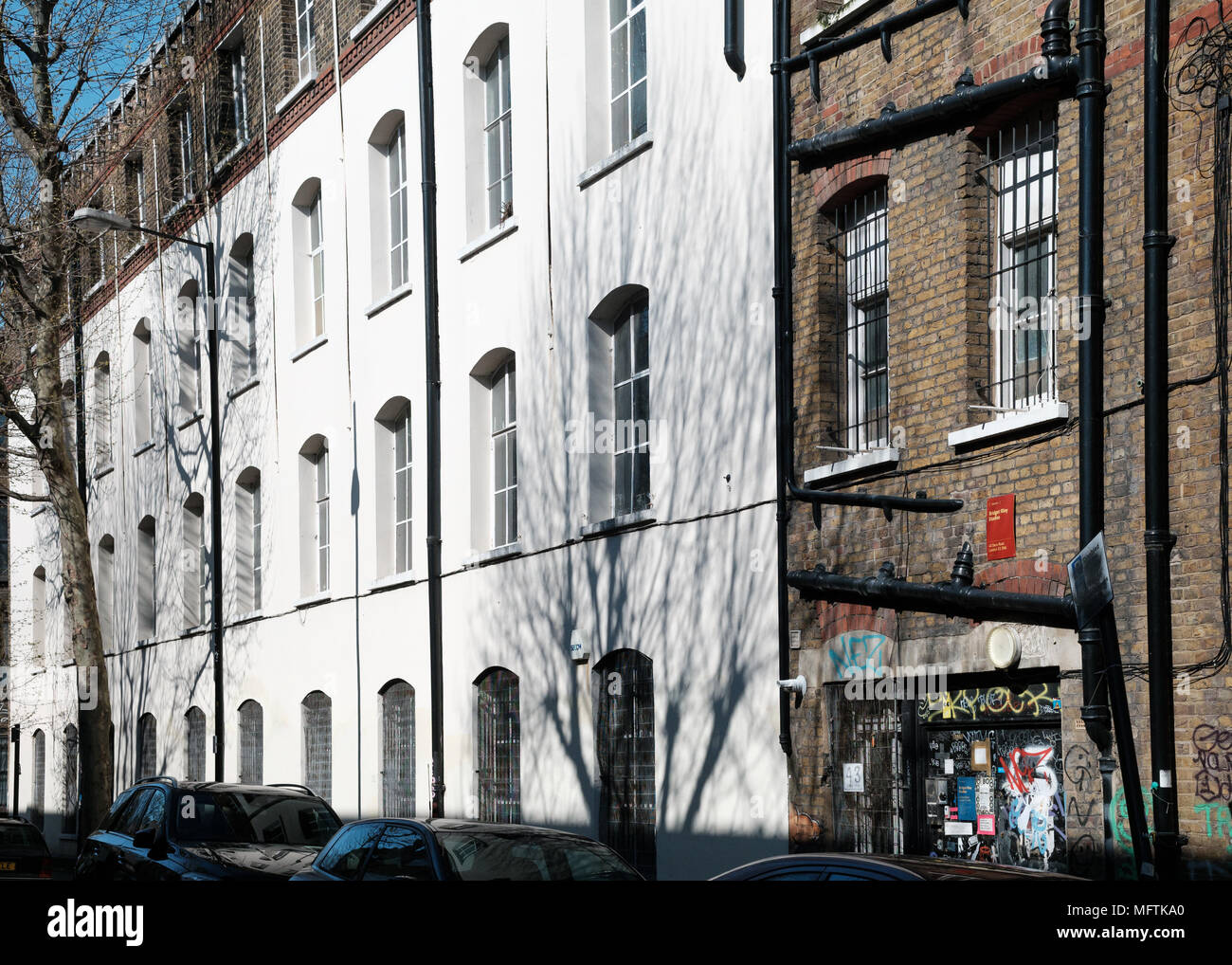 Bridget Riley Artists' Studios in Hackney Wick, East London Stock Photo - Alamy