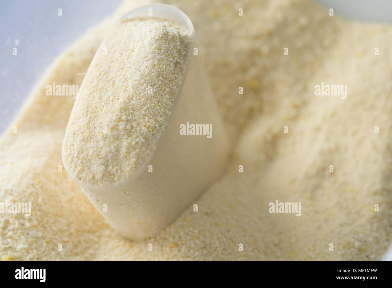 Nigerian Garri in Plastic Bowl Stock Photo - Alamy