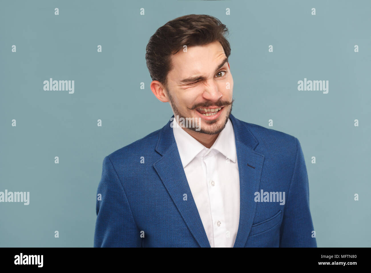 Wink business funny hi-res stock photography and images - Alamy