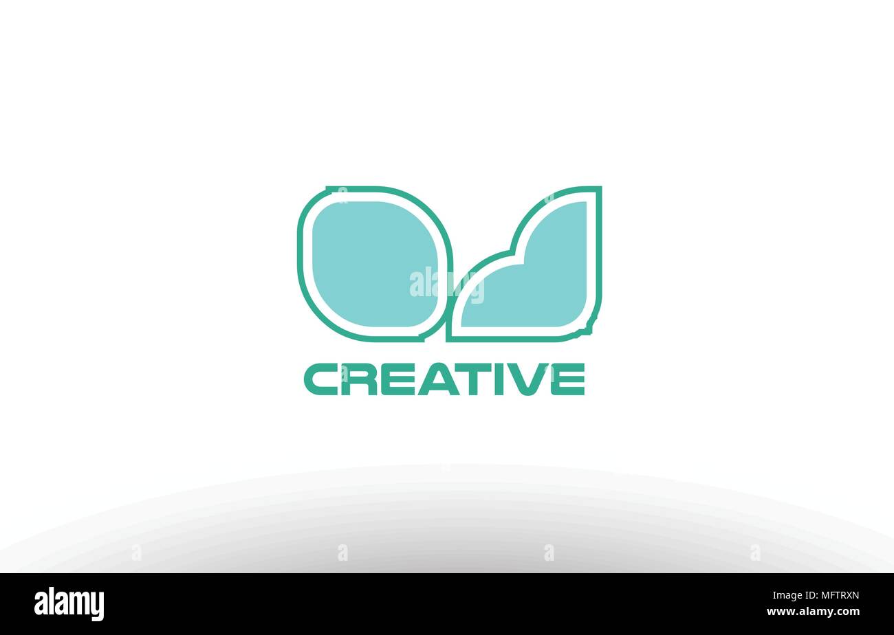 joint joined letter combination green pastel alphabet letter oj o j ...