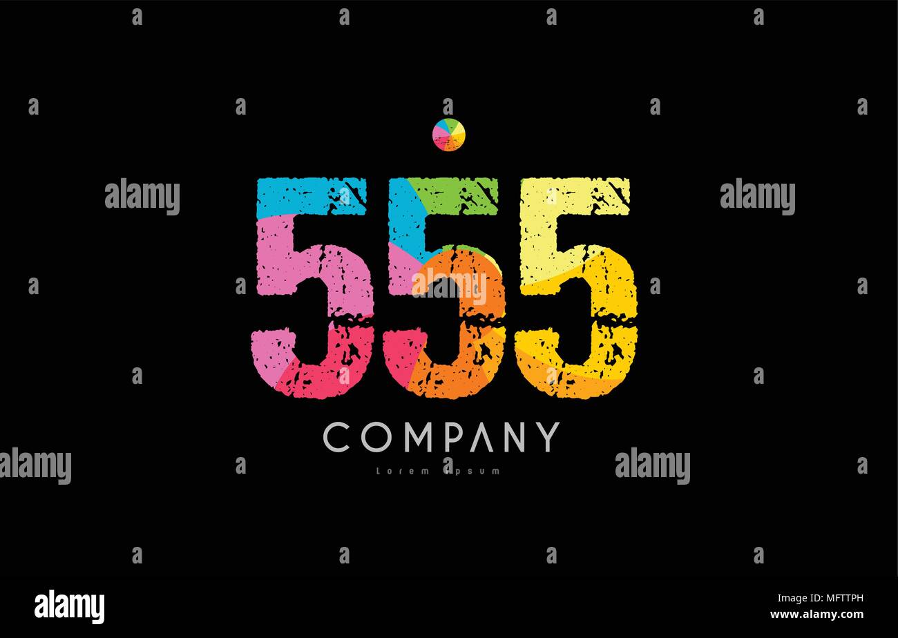 Number 555 Stock Vector Images - Alamy