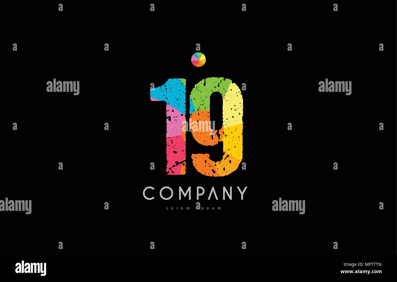 Number 19 Stock Vector Images - Alamy
