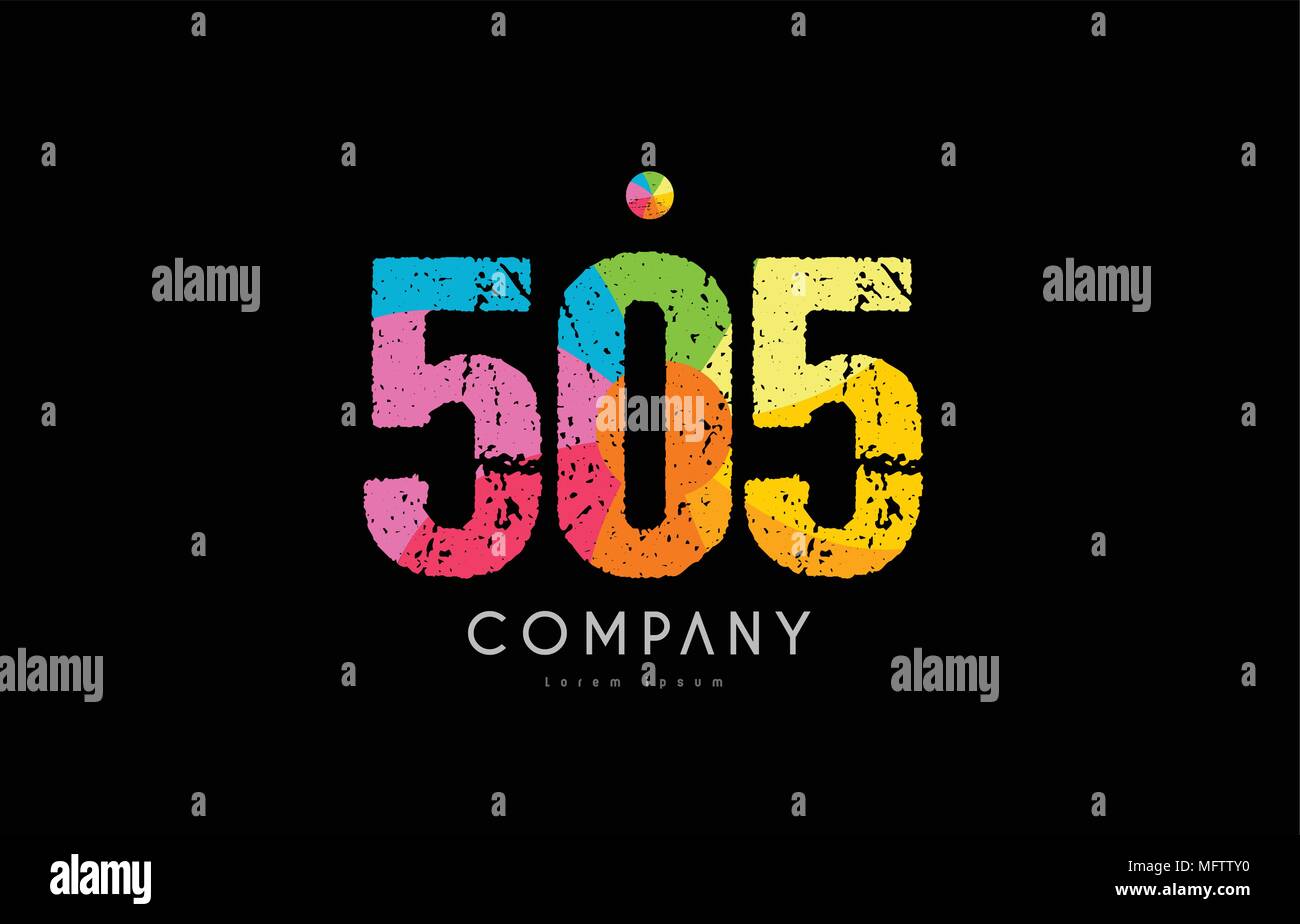 Number 505 Stock Vector Images - Alamy