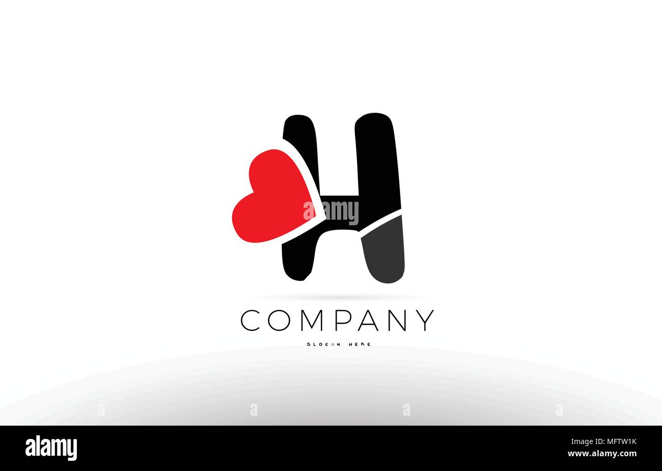 Alphabet H In Heart