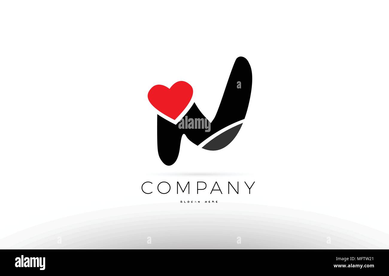 Stylish Images Of Letter N In Heart N Love Heart Alphabet Letter Logo