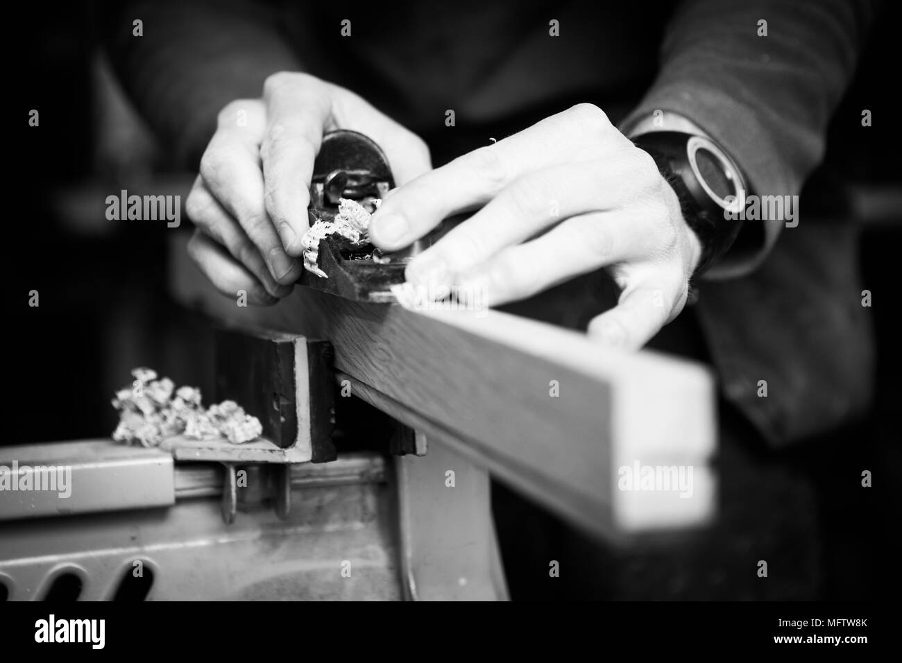 Planing wood hi-res stock photography and images - Alamy