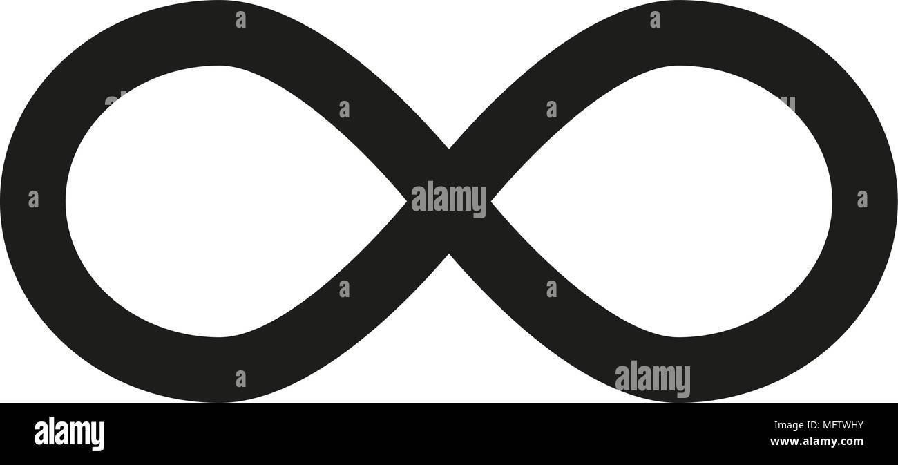 Infinity symbol icons vector illustration. Unlimited, limitless symbol ...