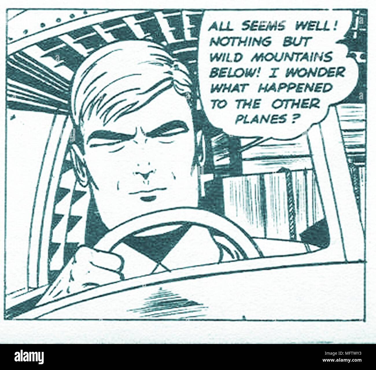 Superhero Comic Book Panel High Resolution Stock Photography and Images ...