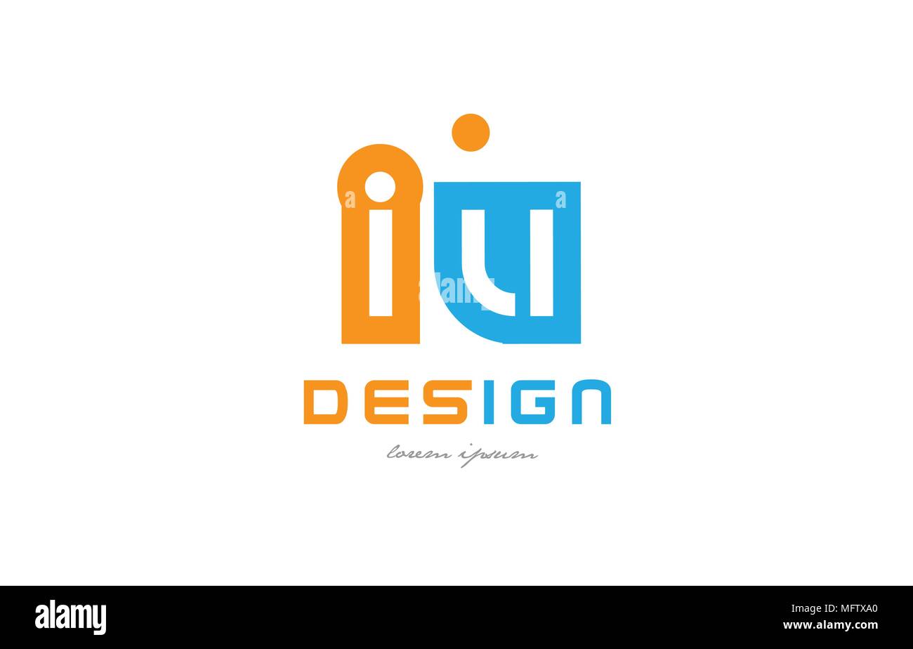 Iu vector vectors hi-res stock photography and images - Alamy