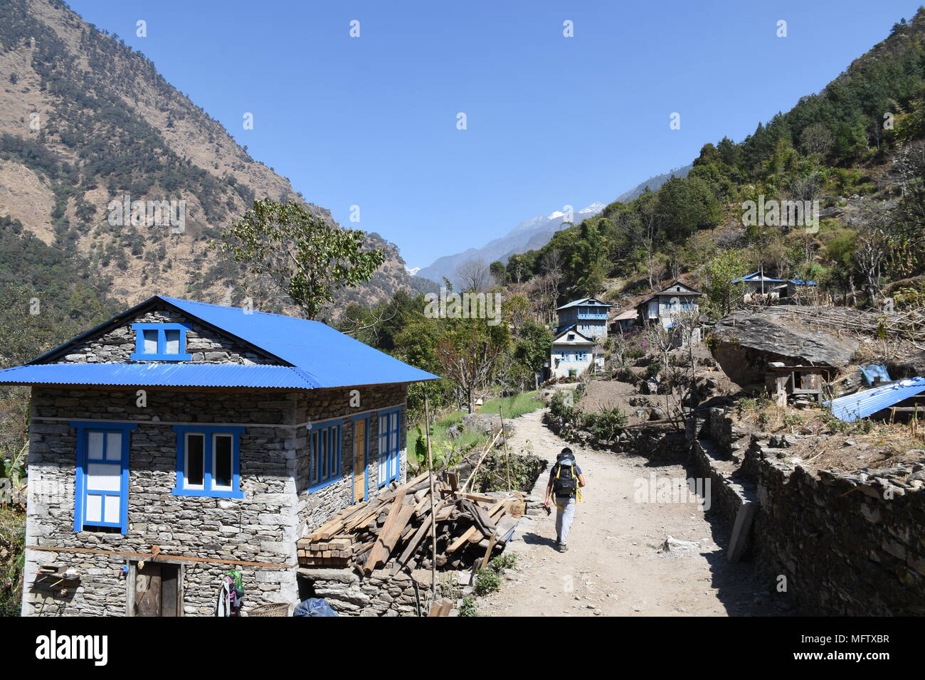 Traditional houses in nepal hi-res stock photography and images - Alamy