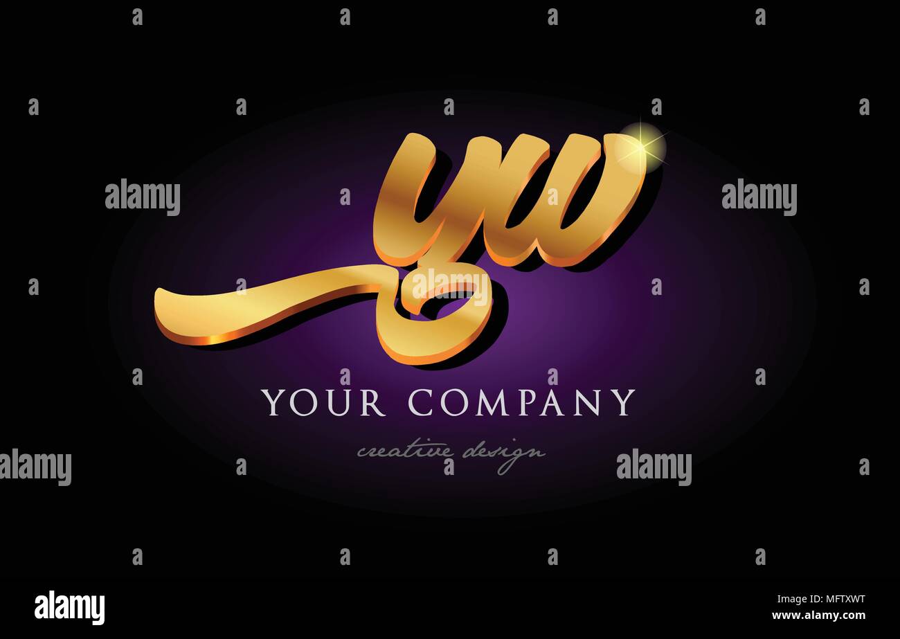 Y w vector vectors hi-res stock photography and images - Alamy