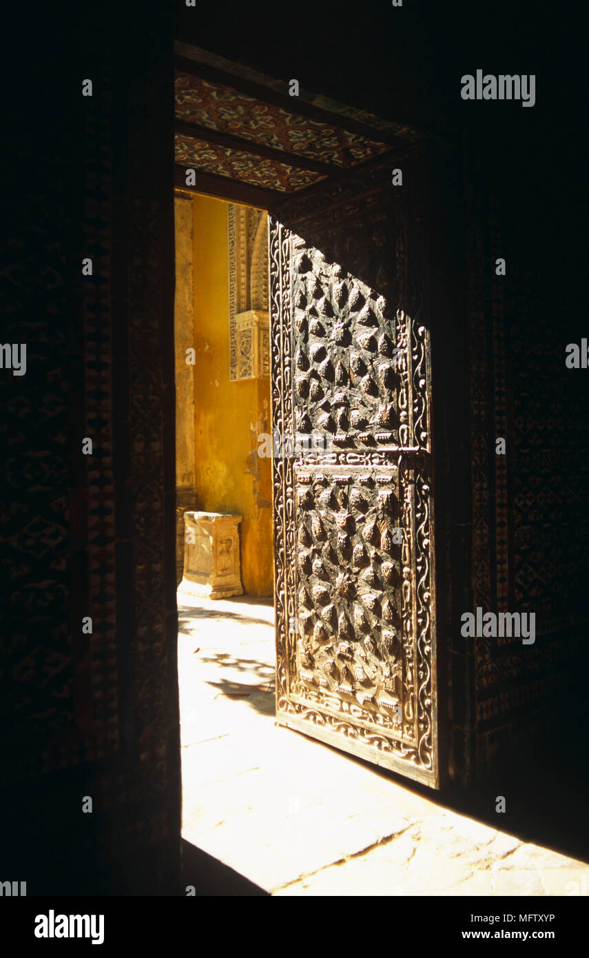 Exterior of a 16th Century Moorish door Stock Photo - Alamy