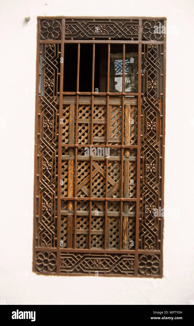 Window with metal railings Stock Photo - Alamy