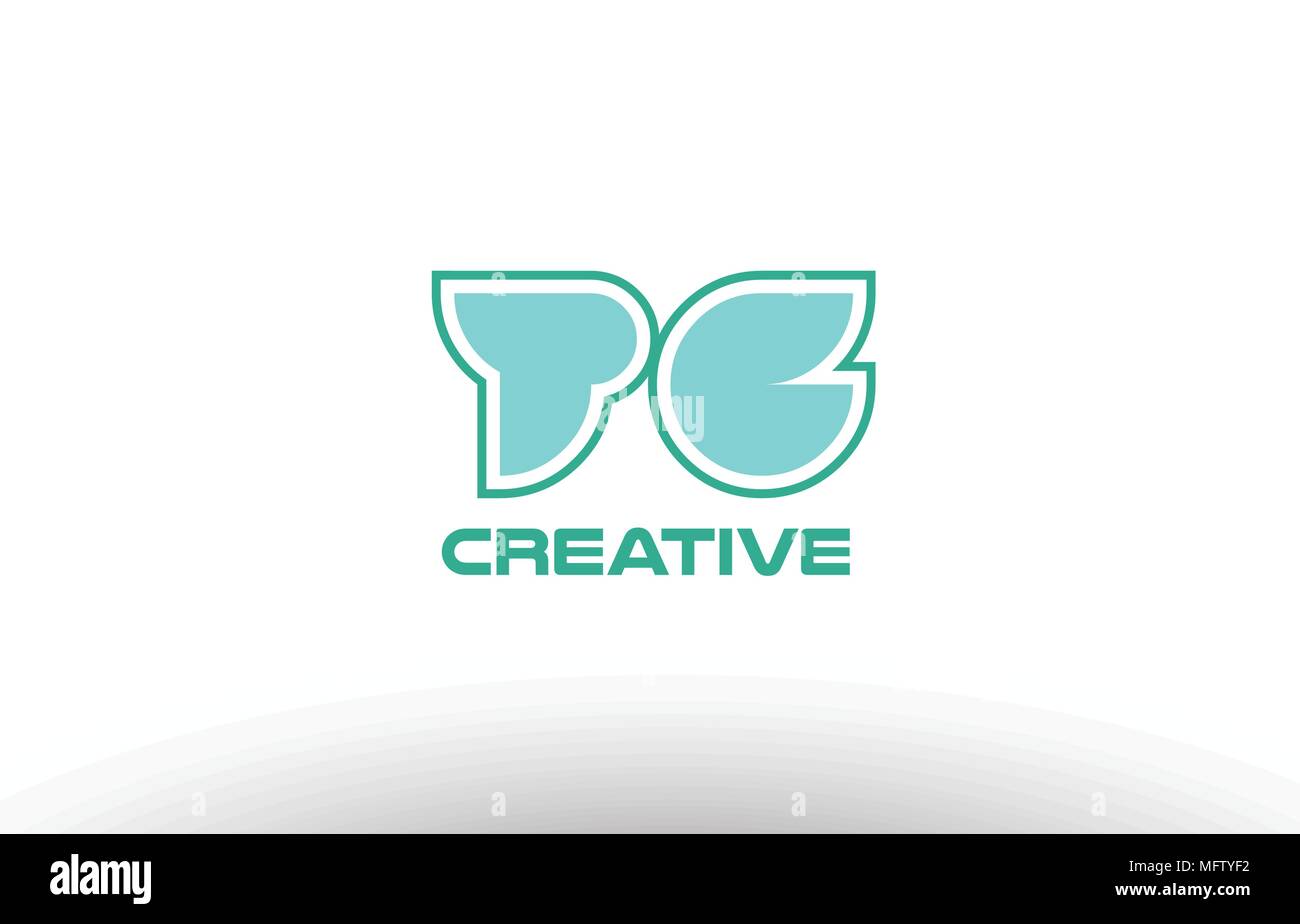 joint joined letter combination green pastel alphabet letter tg t g ...