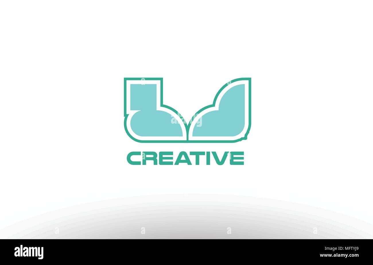 joint joined letter combination green pastel alphabet letter lj l j ...