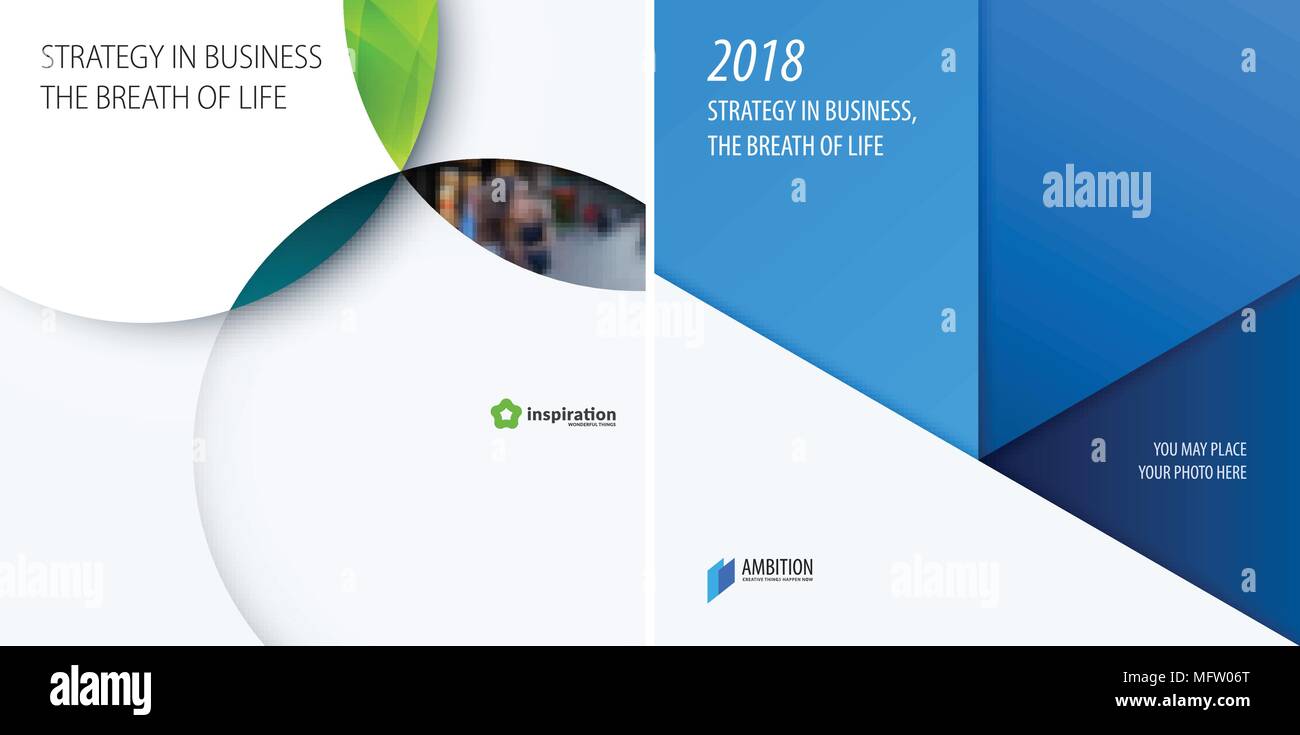 Set of modern design abstract templates. Creative business background ...