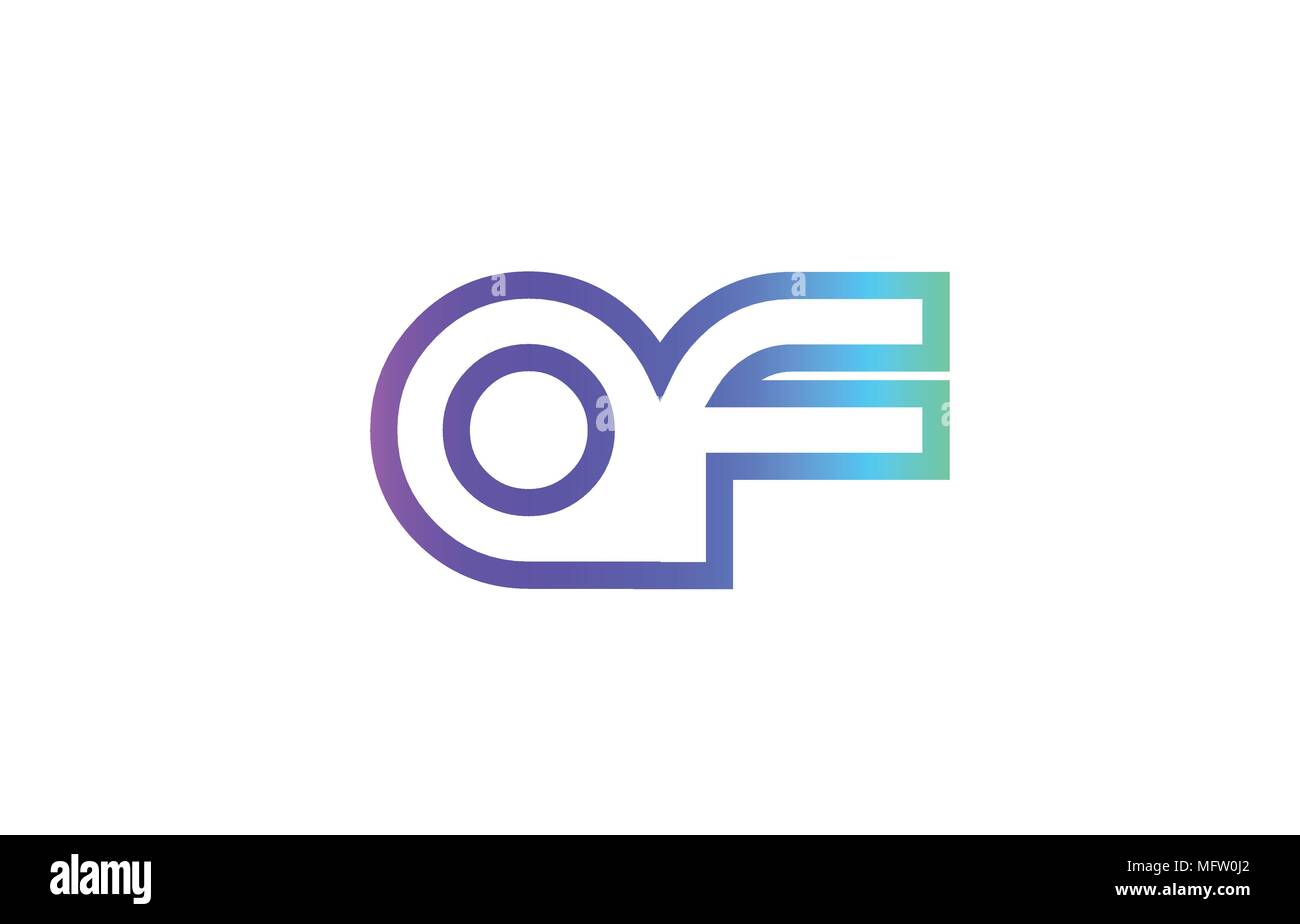 AF A F letter logo combination alphabet vector creative company icon ...