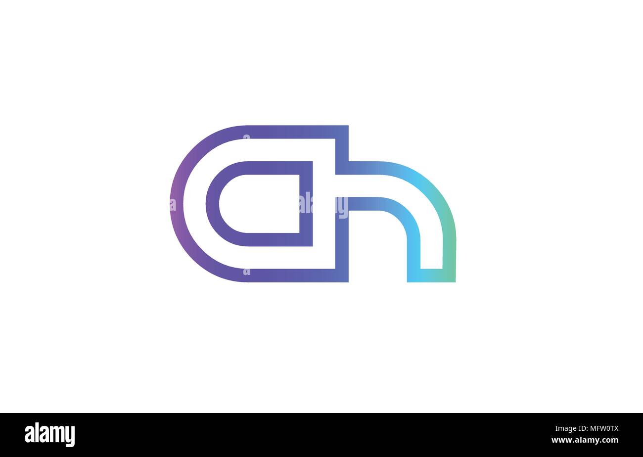CH C H letter logo combination alphabet vector creative company icon ...