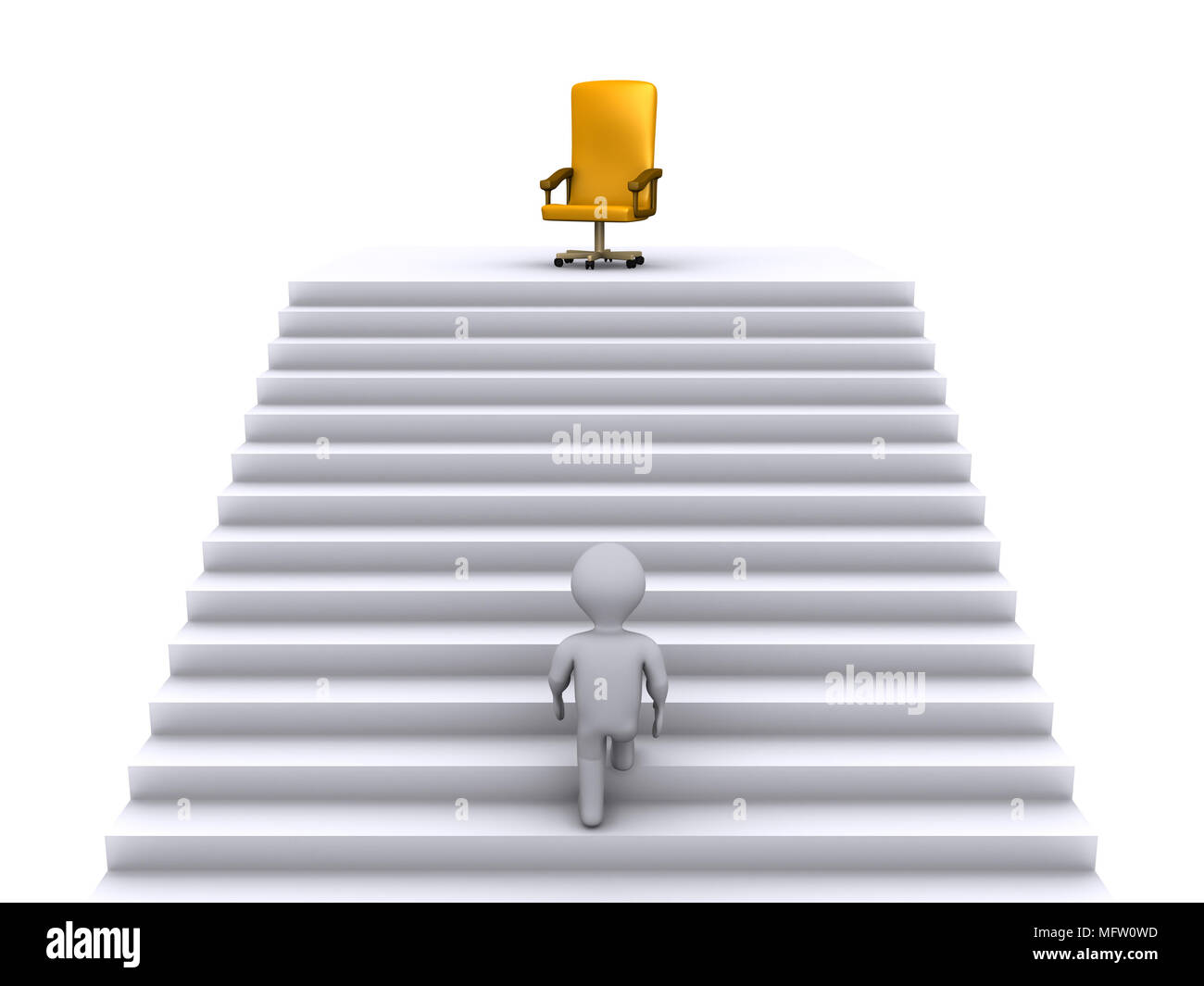 Chair up stairs hi-res stock photography and images - Alamy