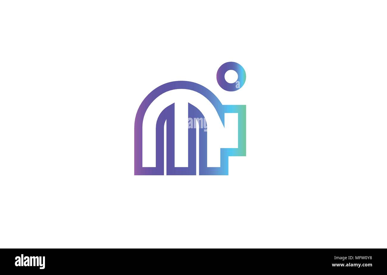 MI M I letter logo combination alphabet vector creative company icon ...