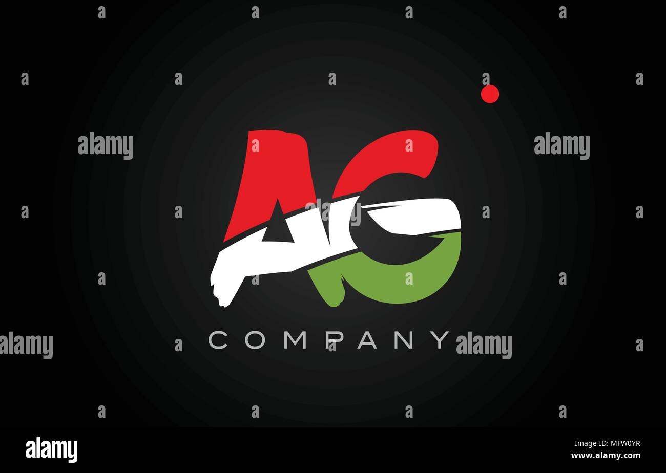 Letter ag vector vectors hi-res stock photography and images - Alamy