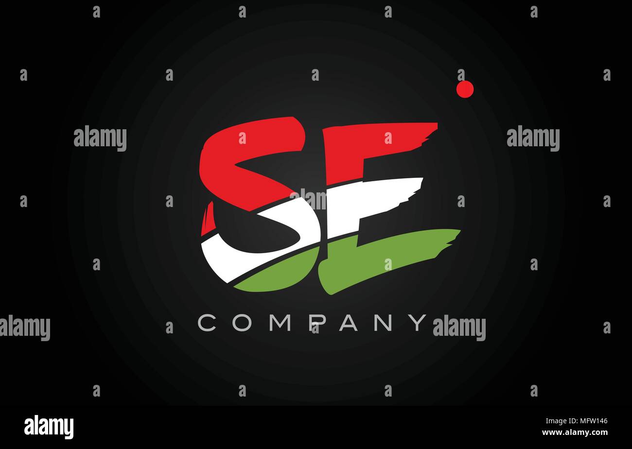 SE S E letter logo combination alphabet vector creative company icon ...