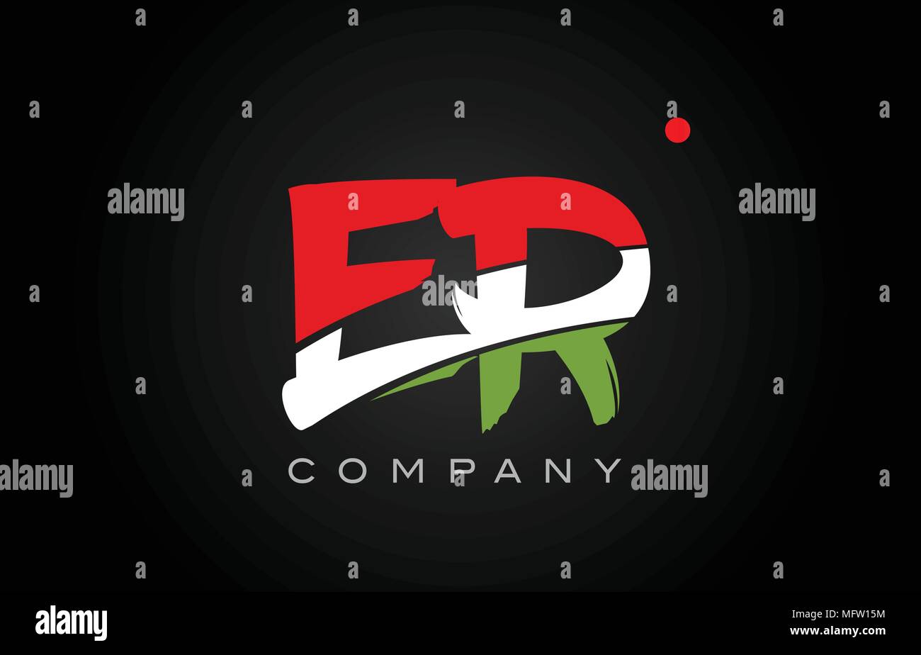 ER E R letter logo combination alphabet vector creative company icon ...