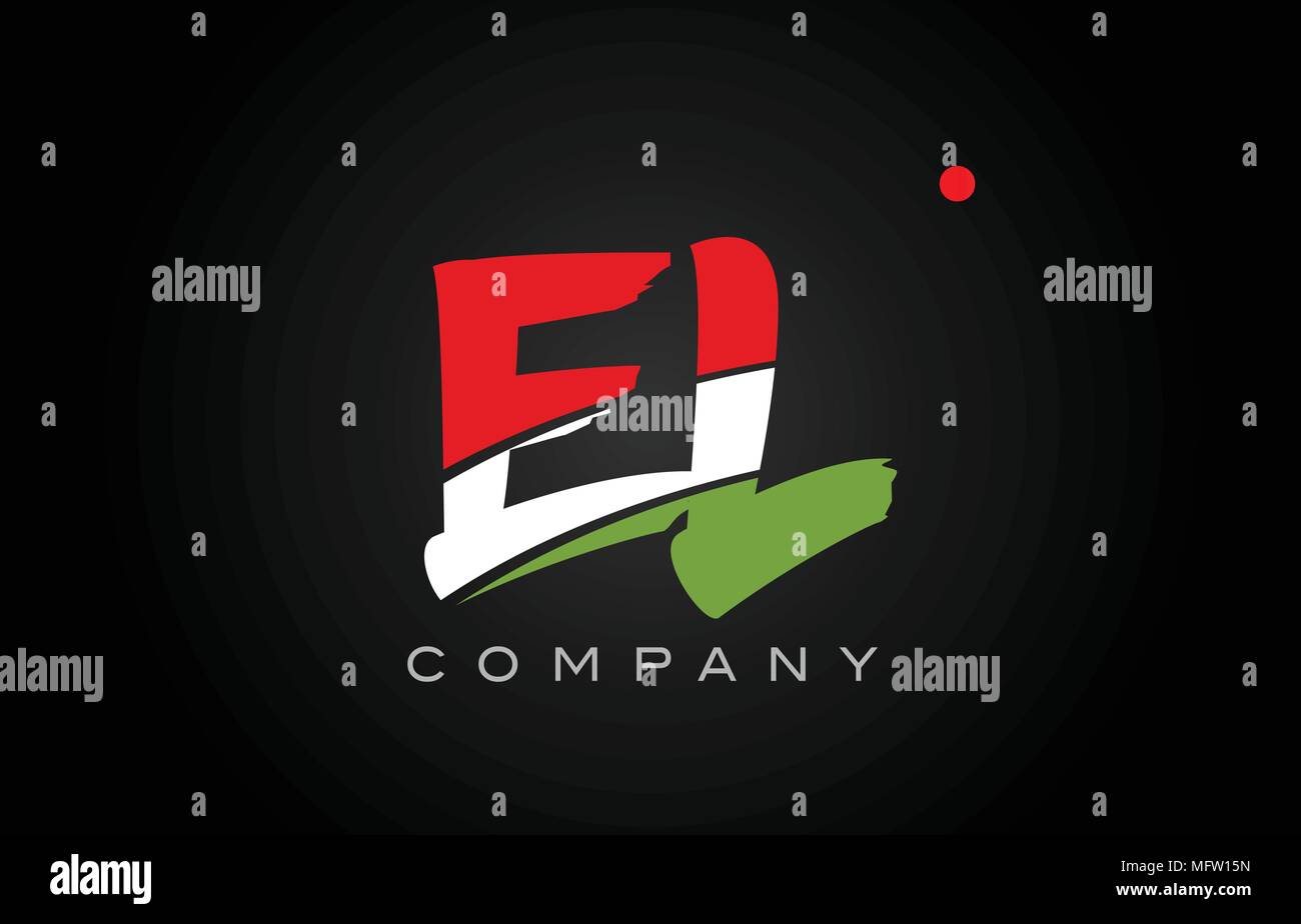 EL E L letter logo combination alphabet vector creative company icon ...