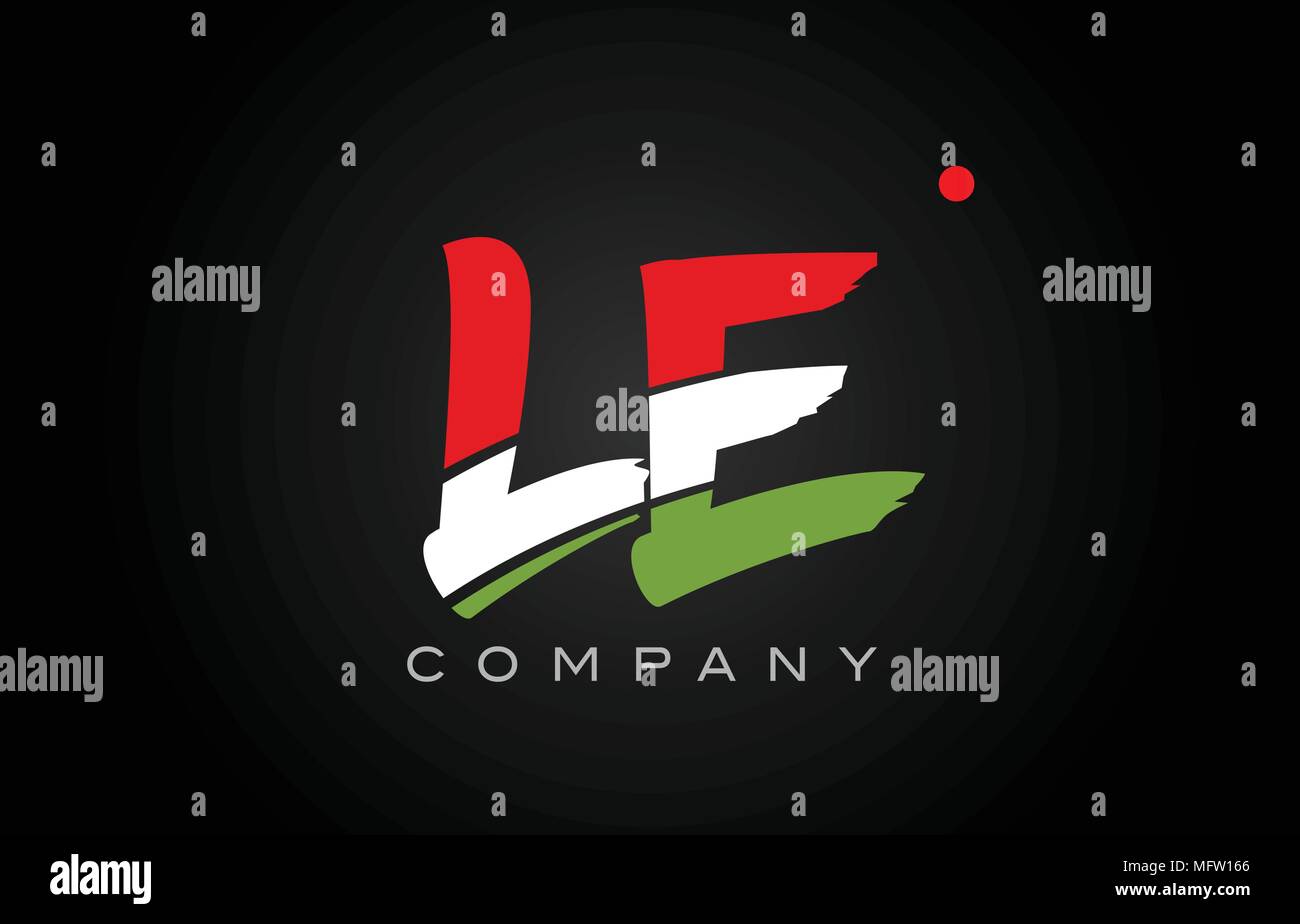 LE L E letter logo combination alphabet vector creative company icon ...