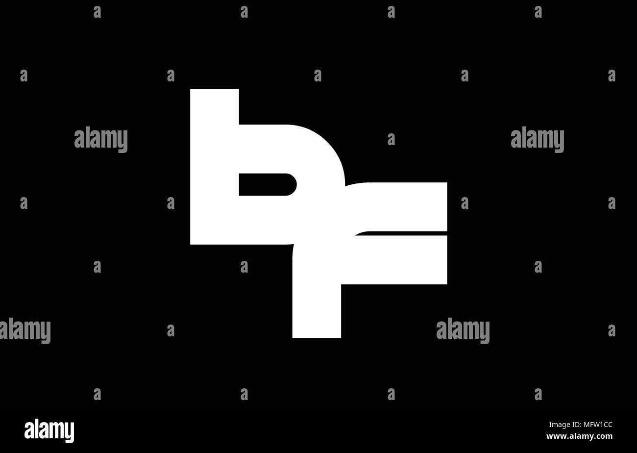 BF B F letter logo combination alphabet vector creative company icon ...