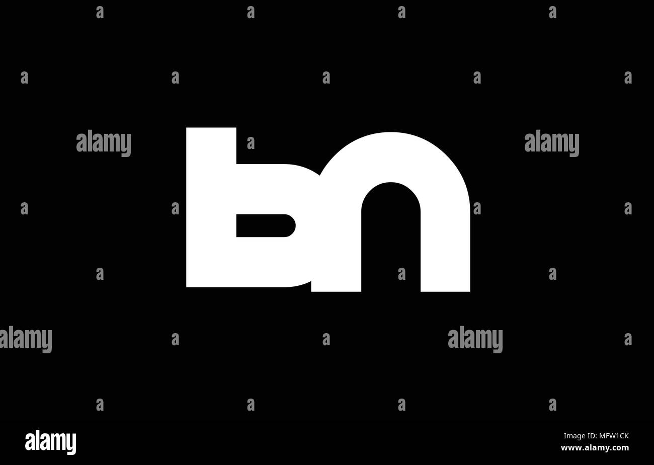 Letter bn vector vectors hi-res stock photography and images - Alamy