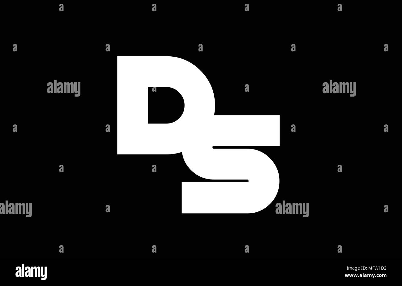 DS D S letter logo combination alphabet vector creative company icon ...
