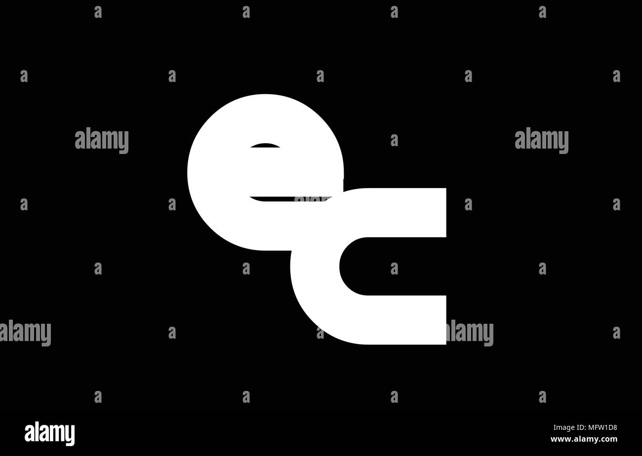 EC E C letter logo combination alphabet vector creative company icon ...