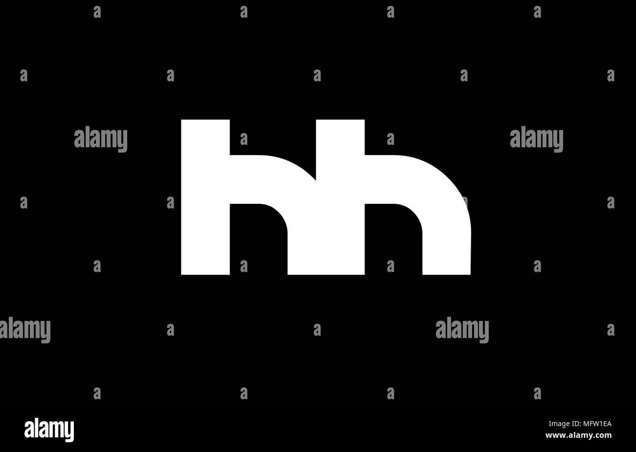 HH H H letter logo combination alphabet vector creative company icon ...