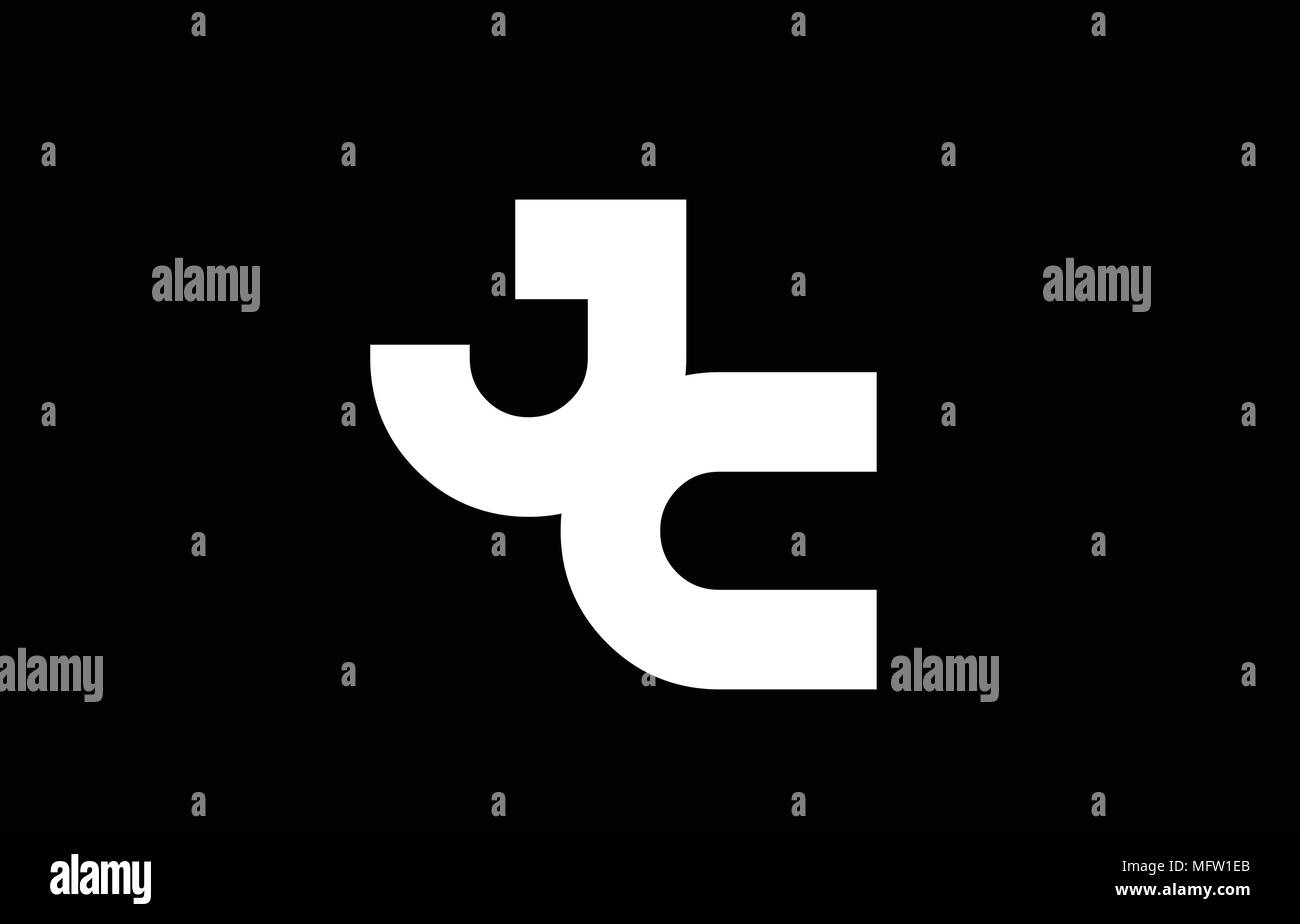 JC J C letter logo combination alphabet vector creative company icon ...