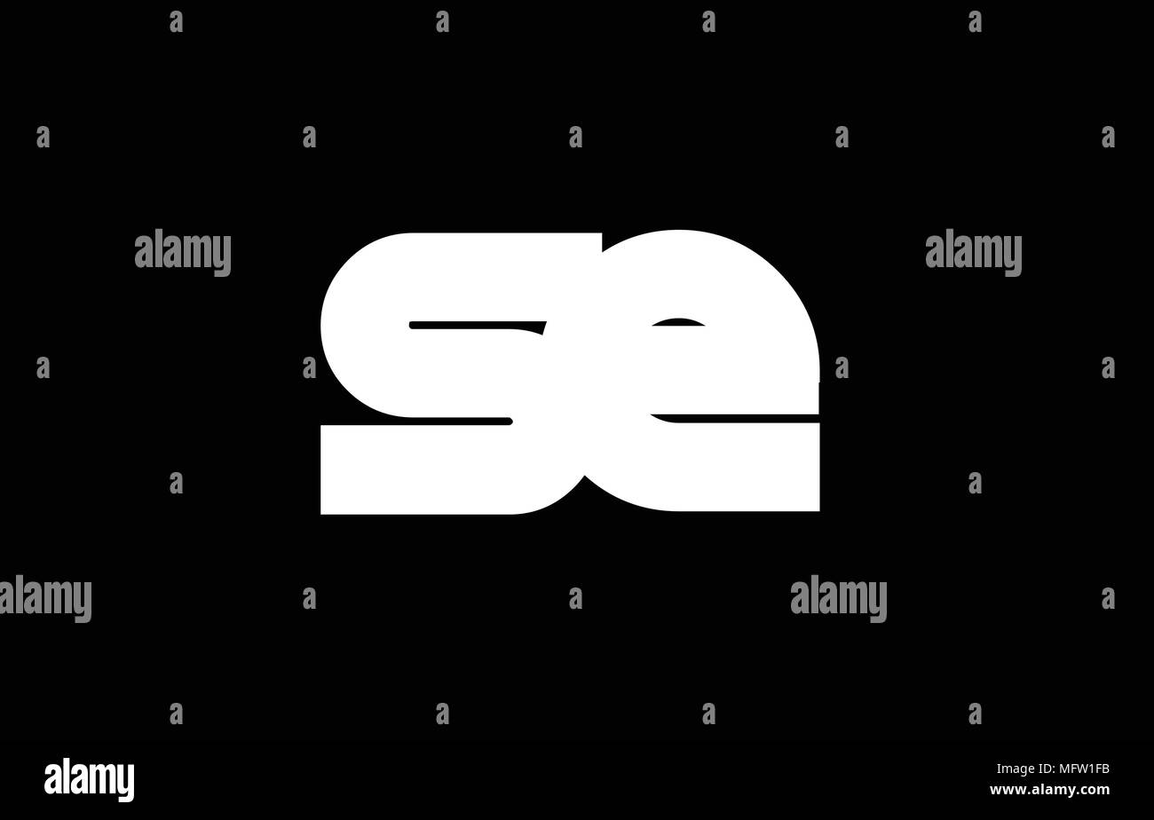 SE S E letter logo combination alphabet vector creative company icon ...