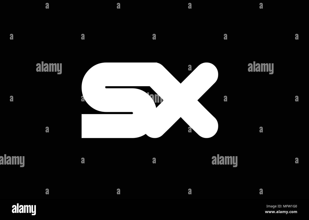 SX S X letter logo combination alphabet vector creative company icon ...