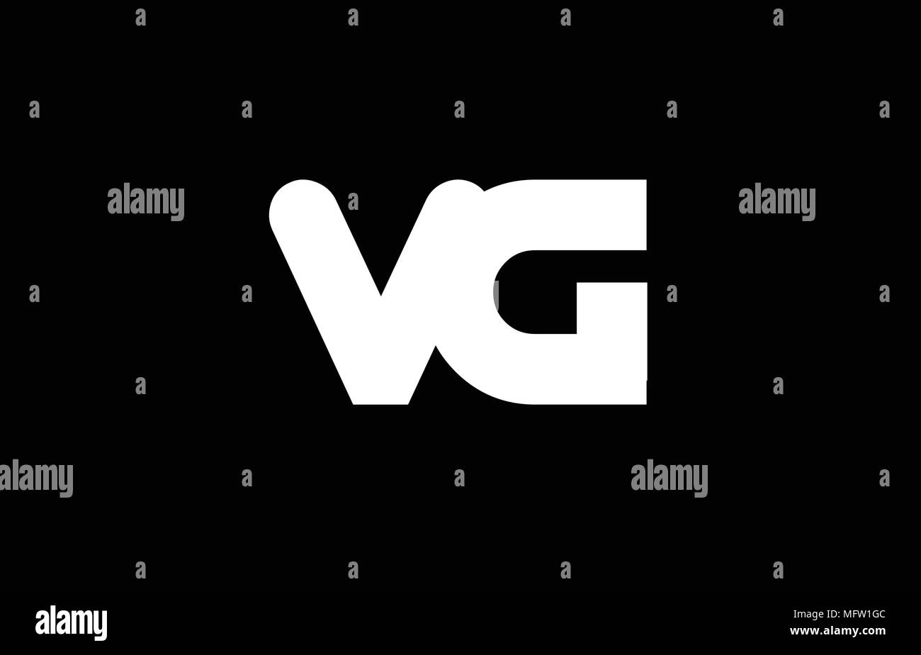 VG V G letter logo combination alphabet vector creative company icon ...
