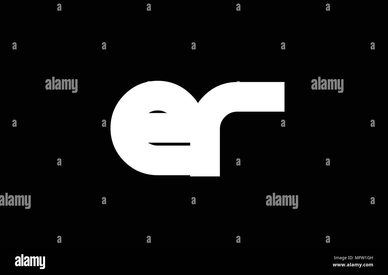 ER E R letter logo combination alphabet vector creative company icon ...