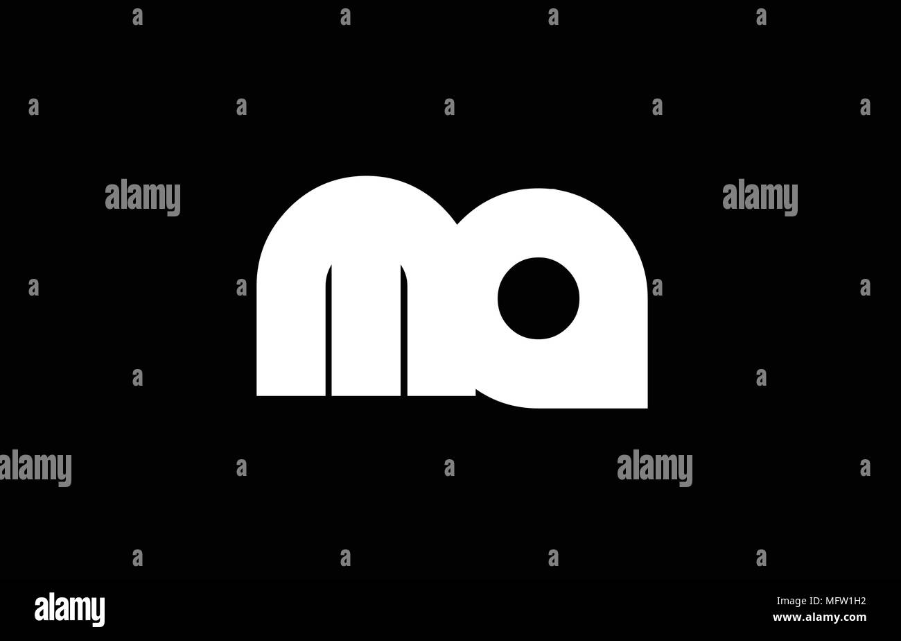 MA M A letter logo combination alphabet vector creative company icon ...