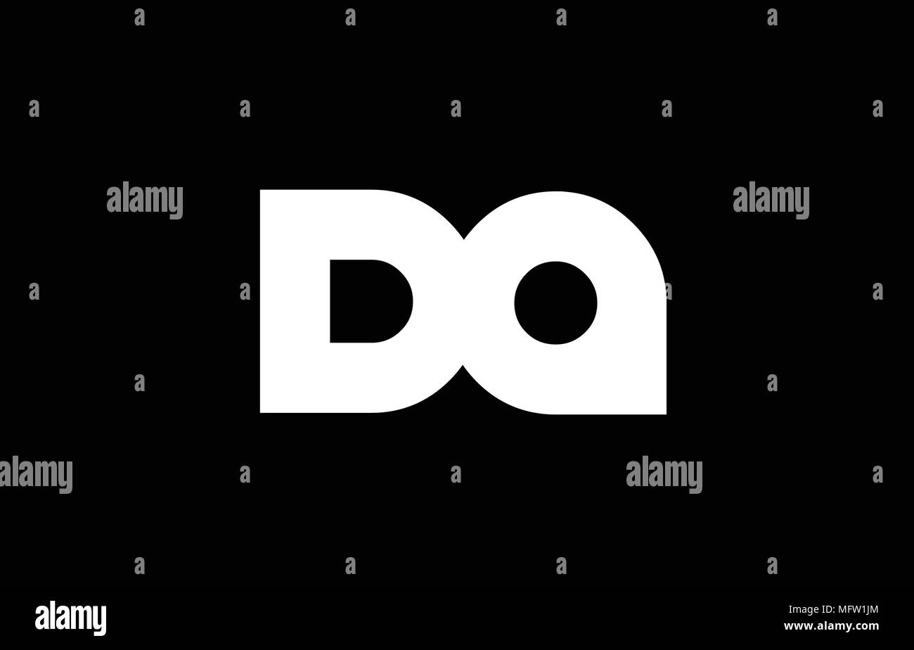 DA D A letter logo combination alphabet vector creative company icon ...